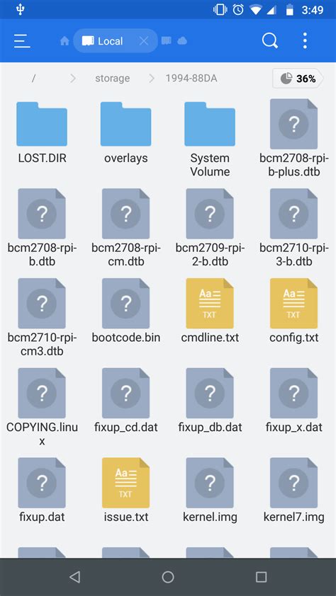 Trying To Add Roms To Retropie Micro Sd Card With Android Phone But The Directory Doesnt Look