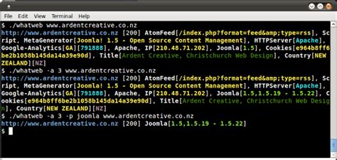 whatweb v0 4 9 next generation web scanner pentesttools