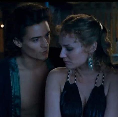 Orlando Bloom And Diane Kruger Sexy Scene From Troy Scandal Planet