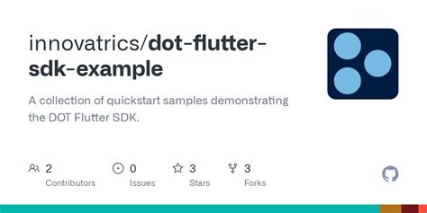 Github Innovatrics Dot Flutter Sdk Example A Collection Of