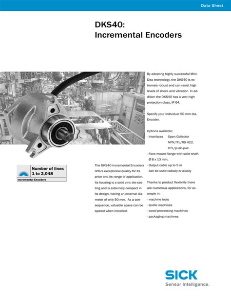 DKS40 Incremental Encoders