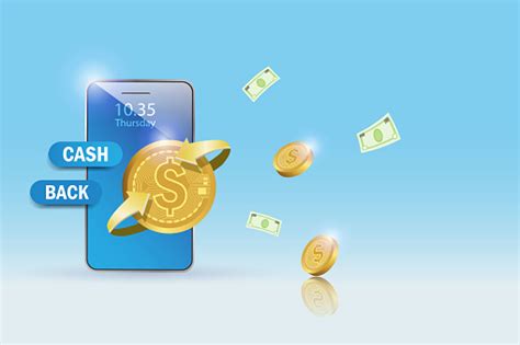 스마트 폰에 금 동전 돈 캐쉬백 기호 프로모션 캠페인을위한 온라인 광고 디자인 웹 배너를위한 금융 마케팅 템플릿 0명에 대한 스톡 벡터 아트 및 기타 이미지 Istock