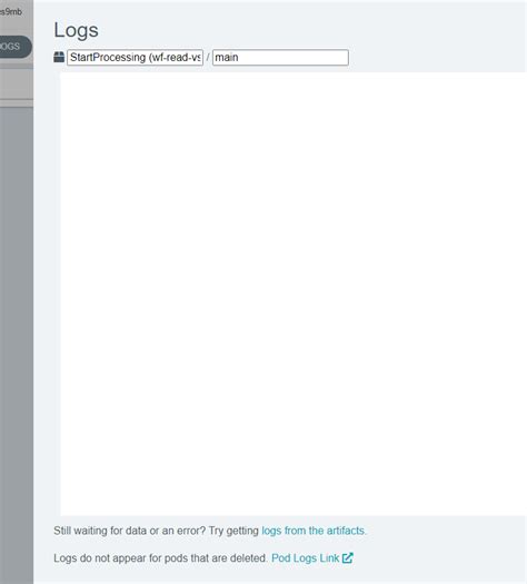 Pod Logs No Longer Displayed In Ui With Podnames V2 Since V322 · Issue 7221 · Argoprojargo