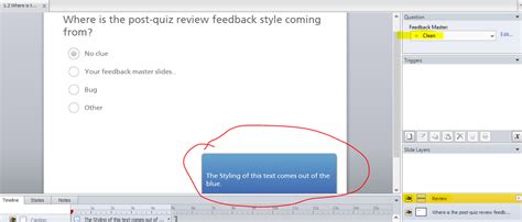 Review Feedback Layer Styling Articulate Storyline Discussions E