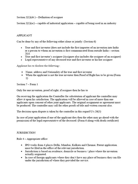 summary patent manual pdf patent application priority right