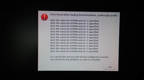 No Value For Term And No T Specified Rlinux4noobs
