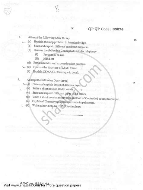 data communication networking and security 1 2014 2015 b sc computer