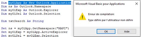 Xl 365 Excel Vba Lancer Une Recherche Dans La Boite Mail Outlook