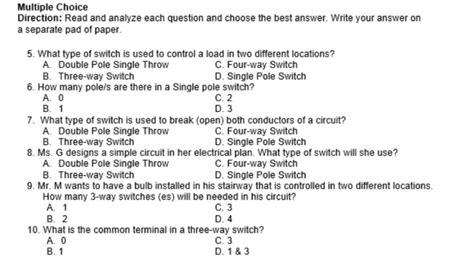 Multiple Choice Direction Read And Analyze StudyX