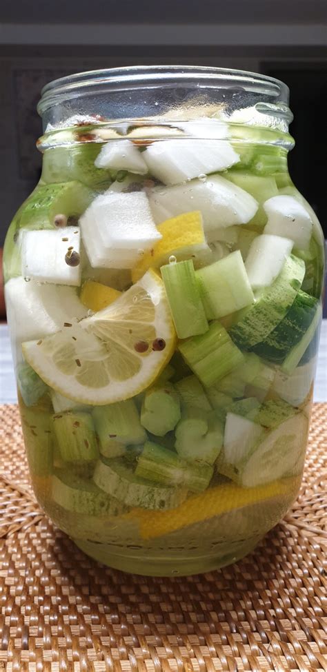 샐러리 오이피클 만드는법