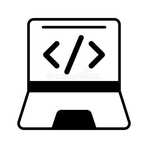 Coding Stock Vector Illustration Of Programming Icon 338469924