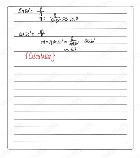solved find the value of each variable using sine and cosine round your answers to mapprox nap