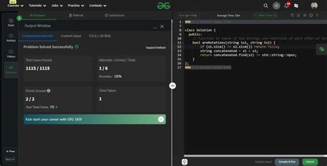 Geekstreak2024 Gfg160 Aman Kumar