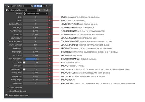 Artstation 3in1 Colonnade Generator For Blender 100 Procedural Game Assets