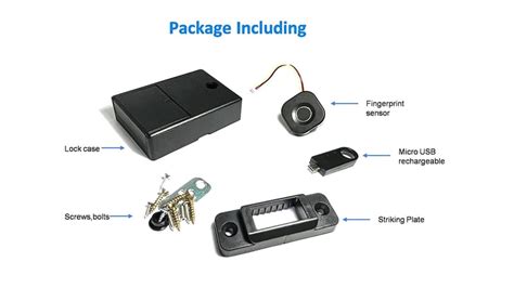 Bioenable L300 Fingerprint Cabinet Lock Smart Biometric Cabinet Lock