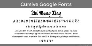 25 Best Cursive Google Fonts With Examples