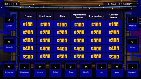 Power Point Jeopardy Template