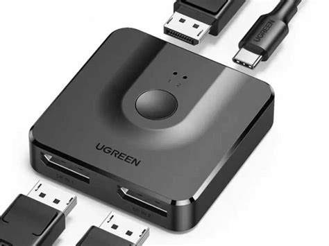 UGREEN 60622 Displayport DP 1 2 Bidrectional Switch PowerhousePC