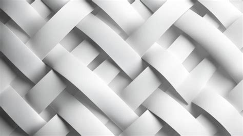 Abstract White Weave Pattern Premium Ai Generated Image