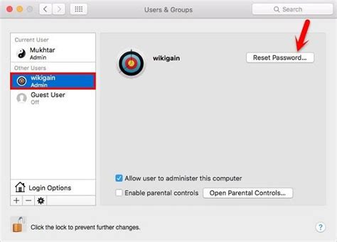 How To Reset Your Mac Password Windowssadeba