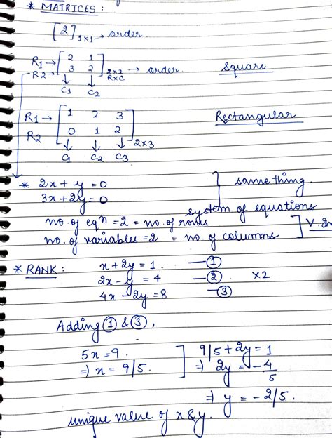 SOLUTION Rank Of A Matrix Calculation Studypool