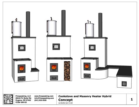 Cookstove And Masonry Heater Hybrid Plans Firespeaking
