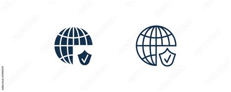 Secured Network Icon Outline And Filled Secured Network Icon From Information Technology