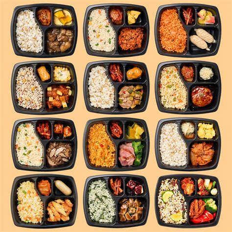 굿스푼 체중조절용 다이어트도시락 12종 6팩 12팩 몸매관리 단기 집중 관리 식단 에이블리