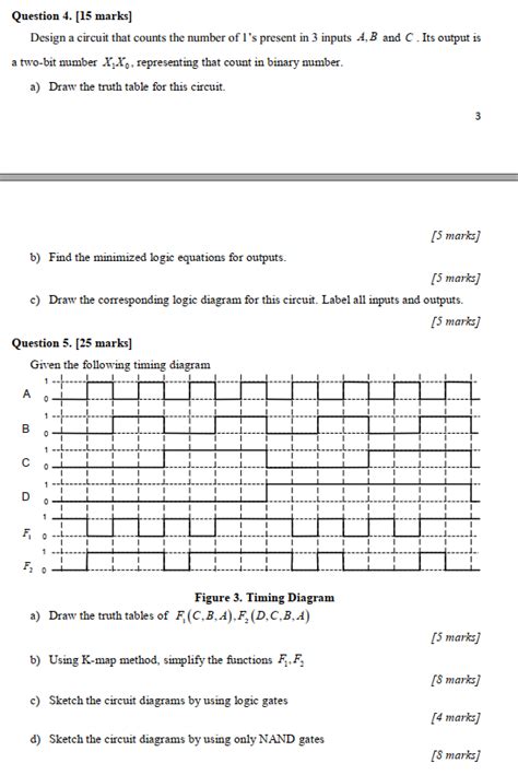 solved question 4 [15 marks] design a circuit that counts