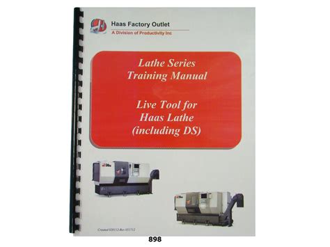 Haas Live Tool For Lathe CNC Training Manual Includes DS Lathe Haas Amazon Books