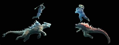 Godzilla And Kong Vs Scar King And Shimu Png By Virusproductions On Deviantart