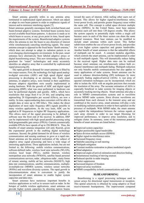 Performance Analysis Of Adaptive Beamforming At Receiver Side By Using