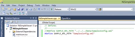 Kinect Openni 15could Not Run Code From Documentation Stack Overflow