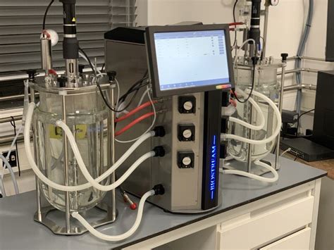 Parallel Bioreactor Model Biobench Twin With Two 15 Liter Vessel For