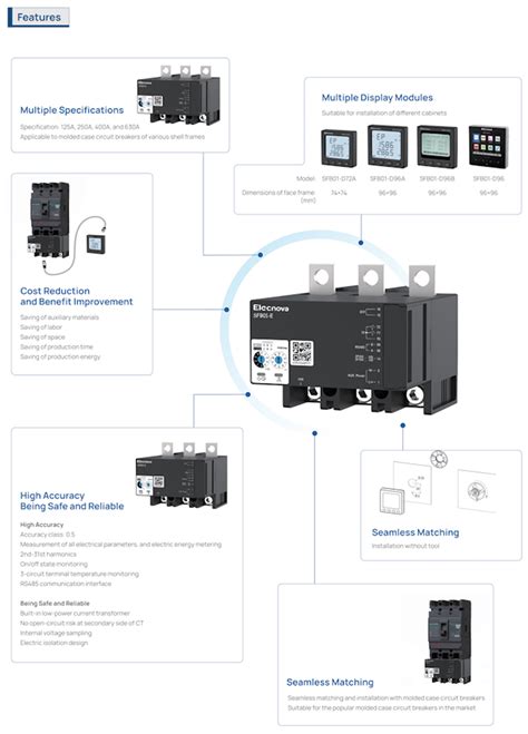 Elecnova Sfb01 Integrated Multi Functional Power Monitoring Module