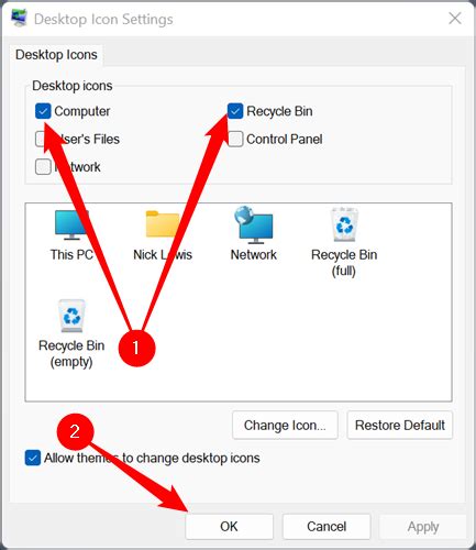 How To Restore Missing Desktop Icons On Windows 11