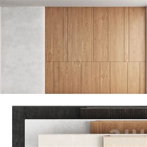 Декоративная стеновая панель Set 40 Другие предметы интерьера 3d