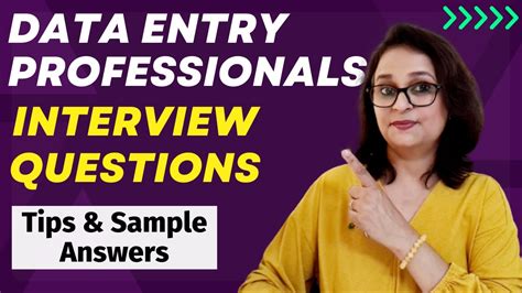 Data Entry Interview Questions And Answers For Freshers And