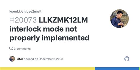 Llkzmk12lm Interlock Mode Not Properly Implemented · Issue 20073