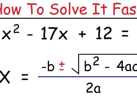 How To Solve Quadratic Equations Teaching Resources