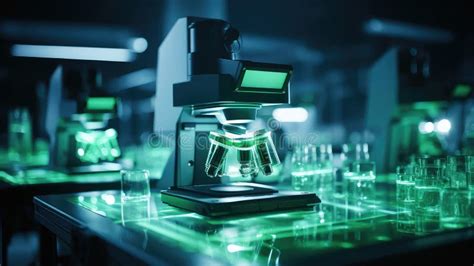 Precision Laboratory Green Stock Illustration Illustration Of Observation 362016562