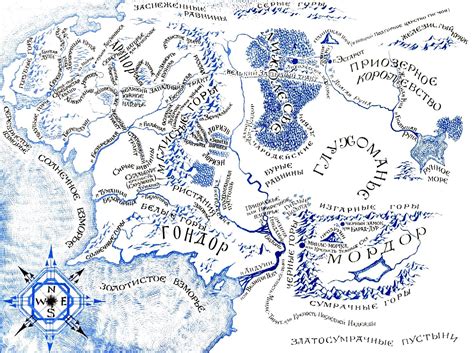 Карта мира из властелина колец 85 фото