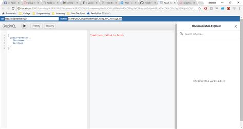 Typeerror Failed To Fetch Issue Vitalcode Auth Graphiql Github