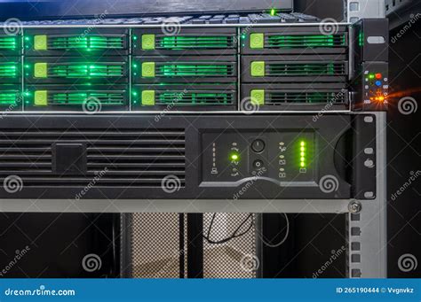 The Server Installed In The Data Center Stock Photo Image Of Professional Consultant