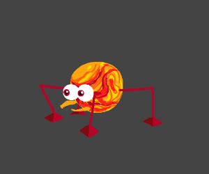 One Of Those Scuttlebug Things From Mario Drawception