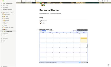 How To Embed Google Calendar In Notion