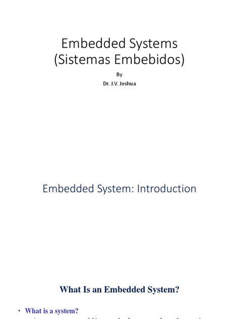 Embedded Systems Note 1 Pdf Embedded System Microprocessor