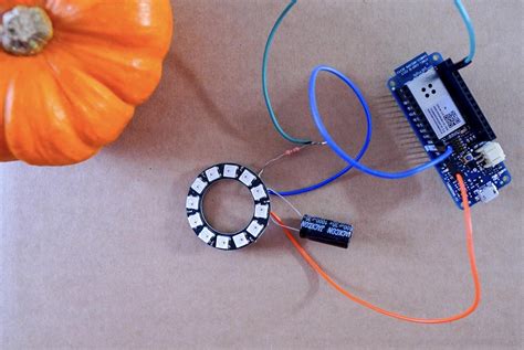 An Iot Halloween Pumpkin Control Leds With An Arduino Mkr1000 And Blynk App 🎃👻🍭 4 Steps