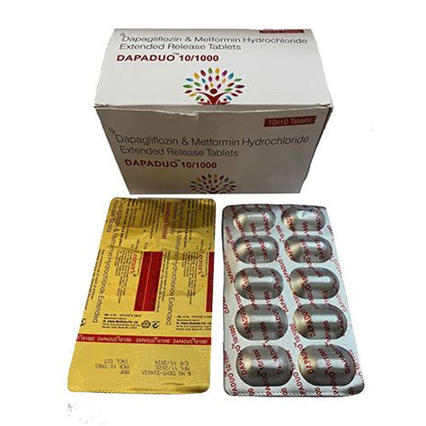 Dapagliflozin And Metformin Hydrochloride Extended Release Tablets