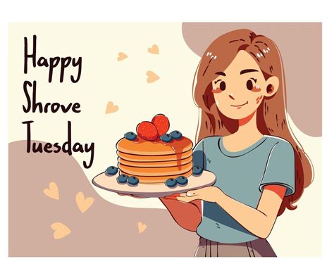 Delicious Pancake Stack With Berries And Syrup 57068722 Vector Art At Vecteezy